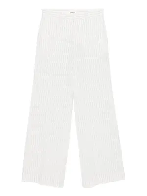 P.a.r.o.s.h Pinstriped Trousers - White