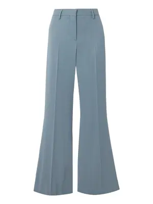 Stella McCartney Pinstriped Flared Pants - Blue