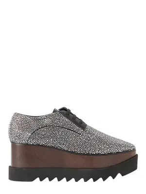 Stella McCartney Elyse Crystal-embellished Platform Brogues - Black