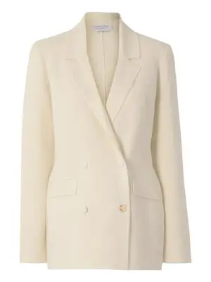 GABRIELA HEARST Gabriela Hearst Bowen Knitted Wool Blazer
