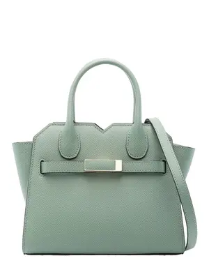 VALEXTRA Valextra Micro Milano Tote Bag Green