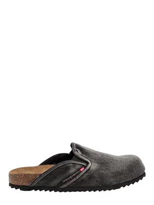DIESEL D-woodstock Slippers - Grey