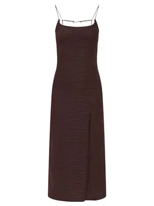 Jacquemus Notte Strappy Dress - Brown