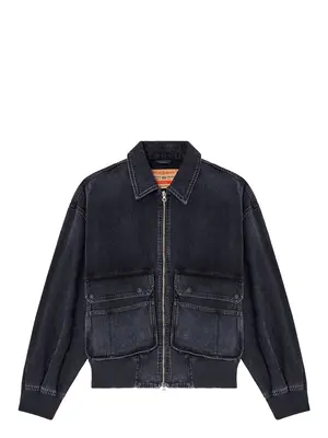DIESEL® D-kurz Denim Jacket - Black