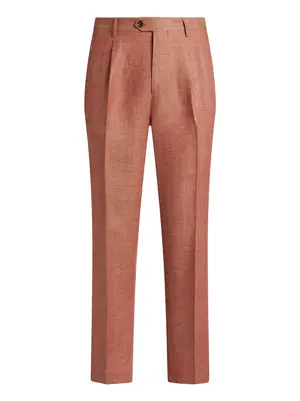 Etro Pressed-crease Trousers - Red