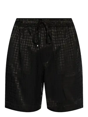 Amiri Jacquard Shorts - Black
