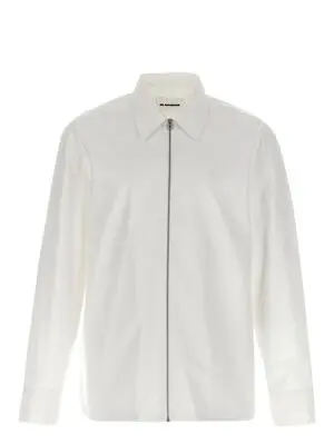 JIL SANDER Zip-up Shirt - White