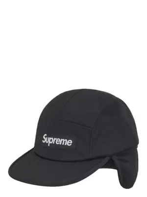 Supreme Windstopper Earflap Camp Cap - Black