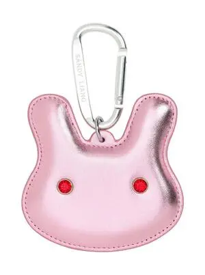 Sandy Liang Bunny Bag Charm - Metallic Pink