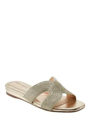 Easy Spirit Easy Spirit Calera Slide Sandal Gold