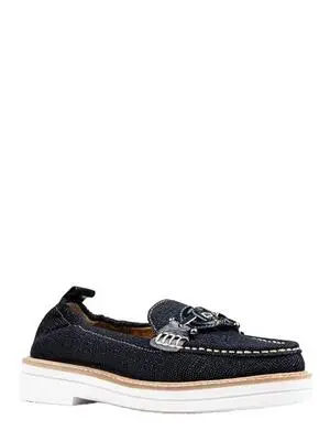 DONALD PLINER Lomma Platform Loafer - Navy