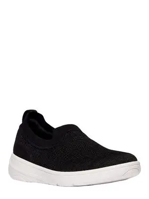 Fitflop Knit Slip-on Sneaker - Black