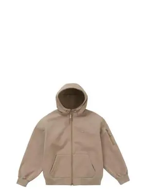 Supreme Windstopper Zip Up Hooded Sweatshirt (fw24) Taupe