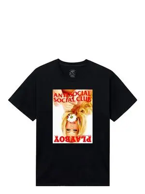 ANTI SOCIAL SOCIAL CLUB X Playboy Of The Year Tee Shirt - Black