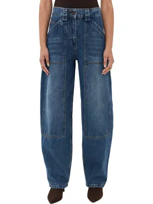 Co High-rise Balloon Jeans - Indigo