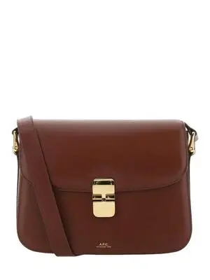 A.p.c. A.P.C. Grace Shoulder Bag Brown