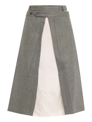 BETTTER Better Andes Apron Midi Skirt - Grey