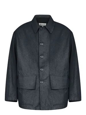 MAISON MARGIELA Cotton Jacket - Blue