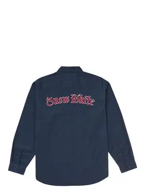 Supreme Snow White Work Shirt - Light Navy Blue