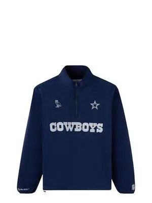OVO X Nfl Dallas Cowboys Quarter-zip Sweatshirt - Navy Blue