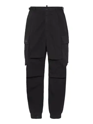 Dsquared2 Cotton Straight-leg Trousers - Black