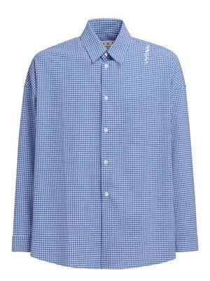 Marni Check Pattern Shirt - Blue