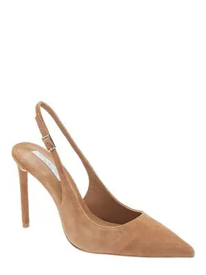 TONY BIANCO Asti Slingback Pumps - Taupe Suede