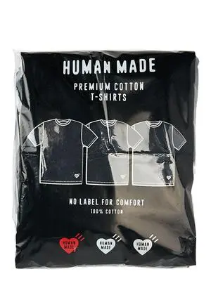 HUMAN MADE 3-pack T-shirt Set - Black