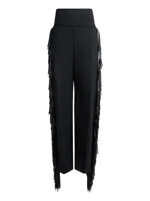 Alaïa Fringe Wide Leg Pant - Noir