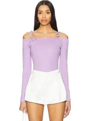 AMELIE TEJE Ribbon Long Sleeve - Lilac