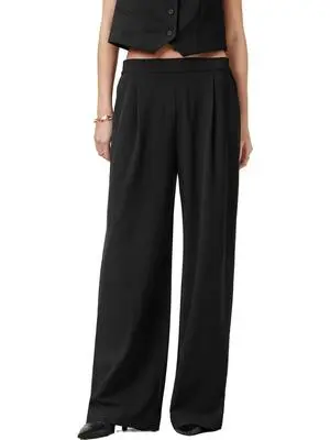 ALLSAINTS Aleida Wide Leg Trousers - Black