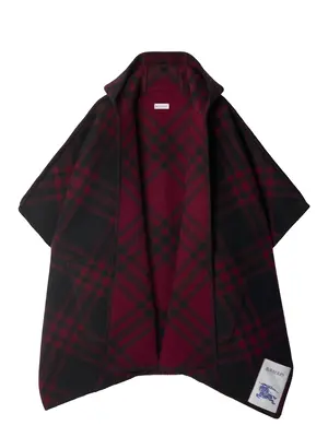 Burberry Wool Cape - Red