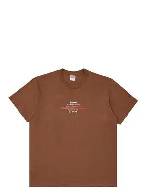 Supreme Standard Tee - Brown