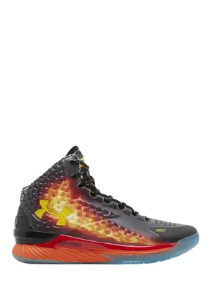 Under Armour Curry 1 Retro 'curry Jam' High-top Sneakers - Black