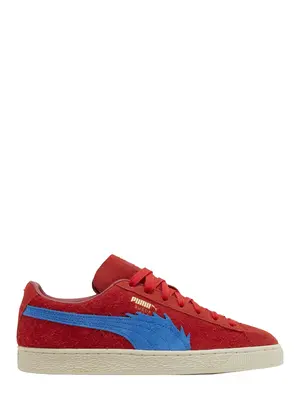 PUMA X One Piece Suede Sneakers - Red