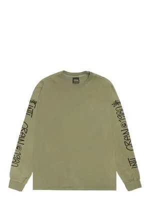 StÜssy International Crew Long-sleeve Tee 'olive - Green