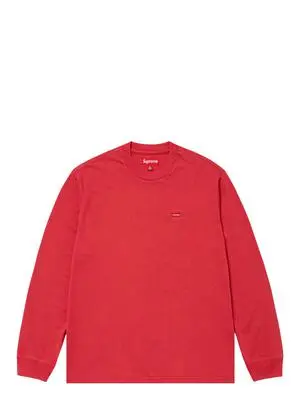 Supreme Small Box Long-sleeve Tee 'washed - Red