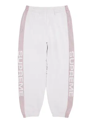 Supreme Jacquard Stripe Sweatpant 'ash - Grey
