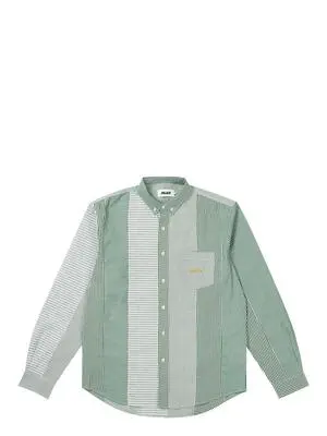 PALACE Patchwork Stripe Shirt - Green