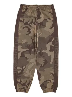 Supreme Jacquard Stripe Sweatpant Camo - Brown