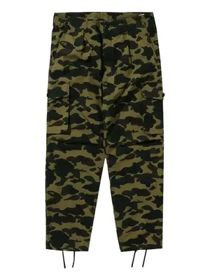 A BATHING APE 1st Camo 6 Pocket Pants - Green