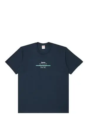 Supreme Standard Tee 'navy - Blue