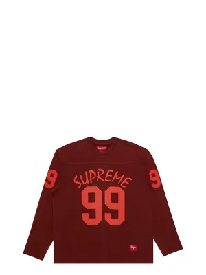Supreme 99 Long-sleeve Football Top - Red