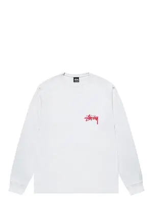 StÜssy Beat Crazy Long-sleeve Tee - White
