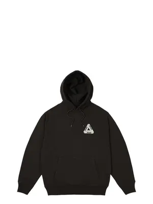 PALACE Bit Grippy Tri-ferg Hood - Black