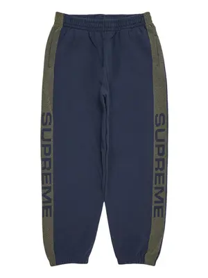 Supreme Jacquard Stripe Sweatpant - Blue