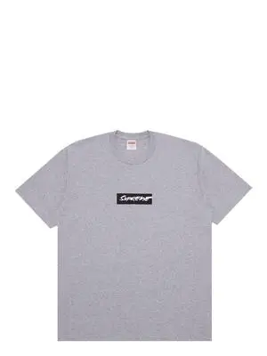 Supreme Futura Box Logo Tee 'heather Grey' Grey