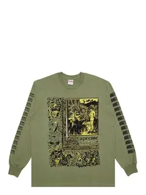 Supreme Saint Sebastian Long-sleeve Tee 'light Olive' Green