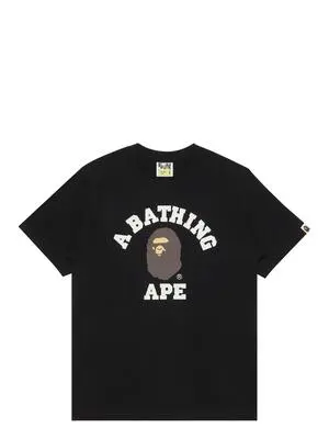 A BATHING APE College Tee - Black