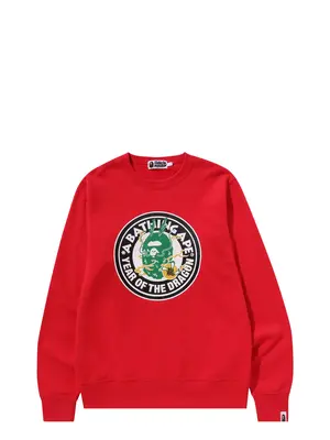 A BATHING APE Year Of The Dragon Sweatshirt - Red